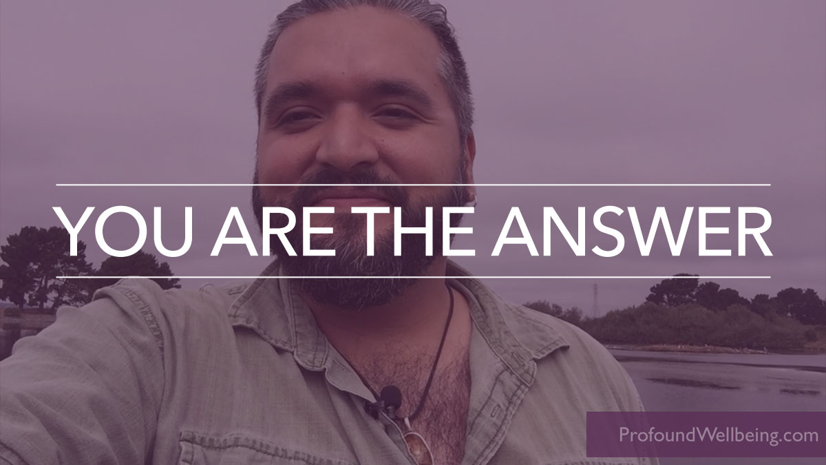 You Are The Answer | Profound Well-Being with Joshua Benavides